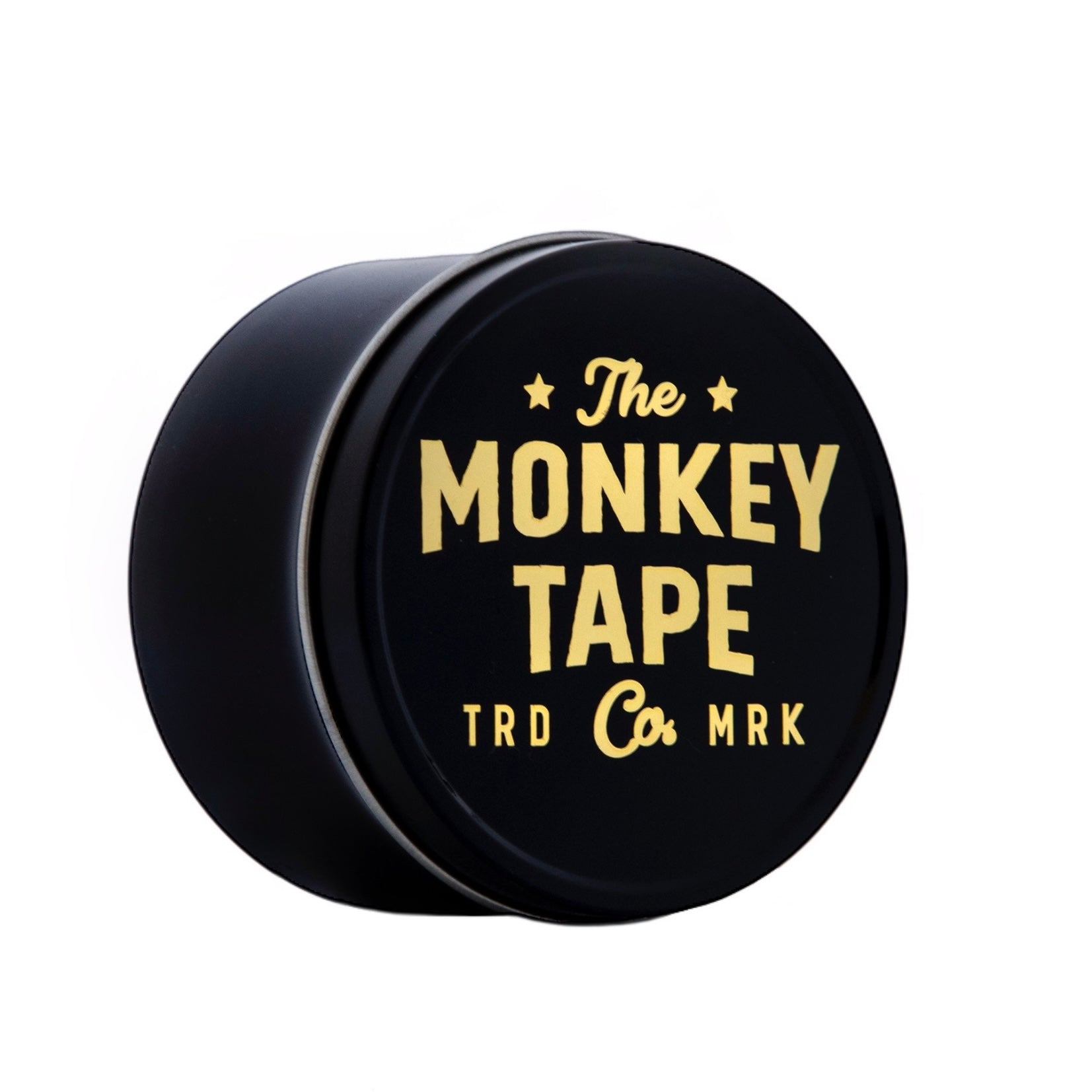 Premium Monkey Tape Tin - Black Tin with Gold Metallic Embossing* – The ...