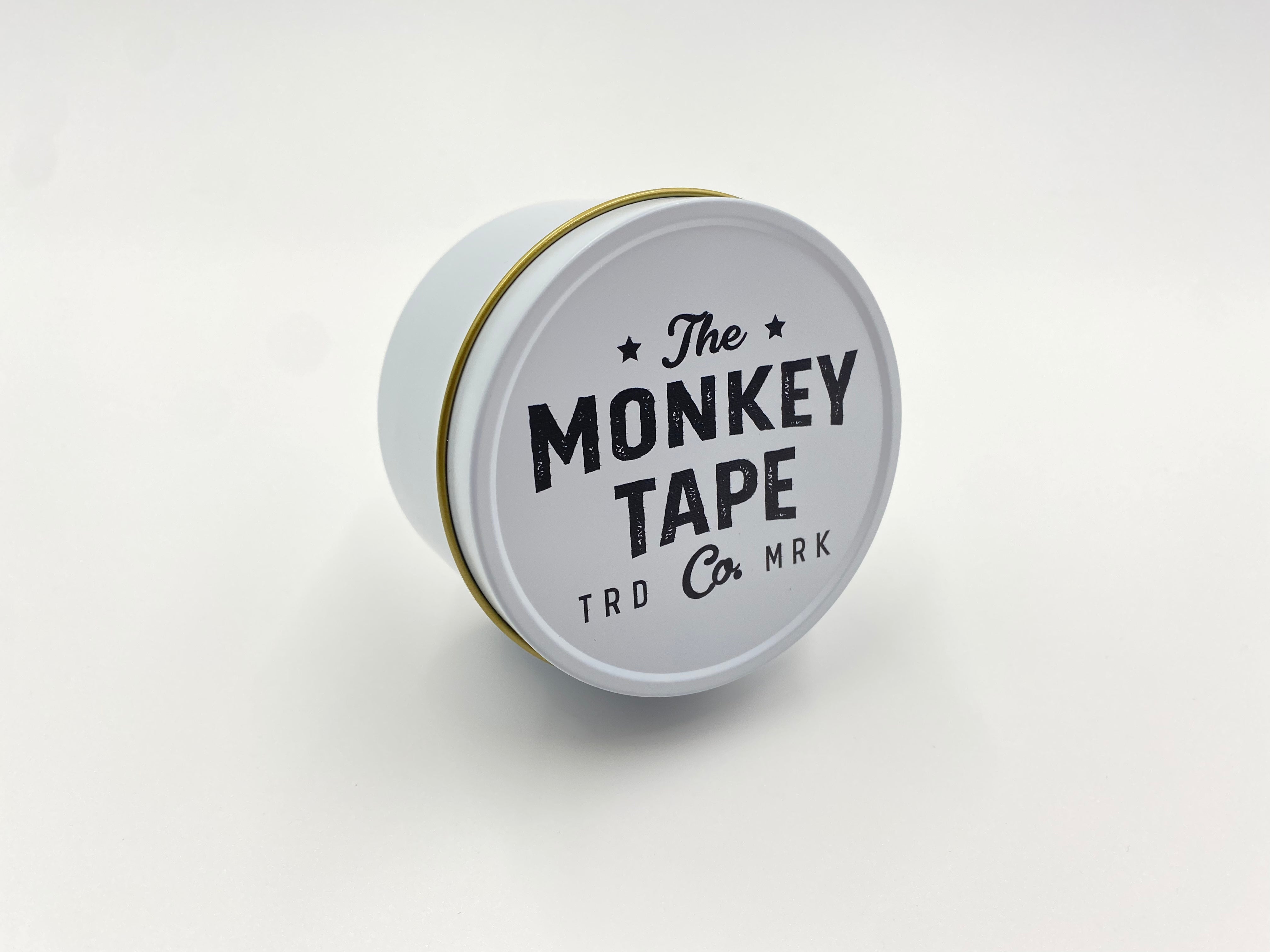 Monkey Tape Tin - White – The Monkey Tape Co.